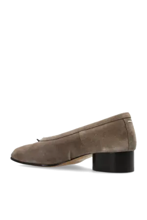 MAISON MARGIELA Suede Heeled Shoes With 'tabi' Cut-out
