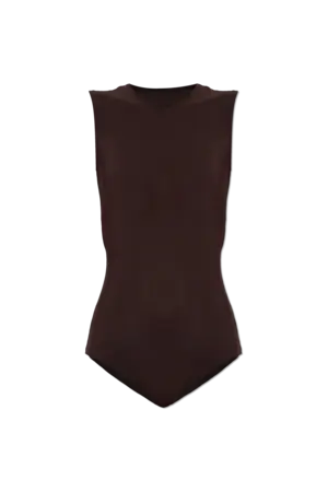 MAISON MARGIELA Sleeveless Bodysuit - Brown