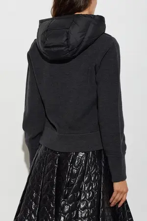 Moncler Cardigan With Quilted Front