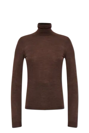 MAISON MARGIELA Turtleneck Sweater - Brown