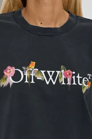 Off-White T-shirt With Logo