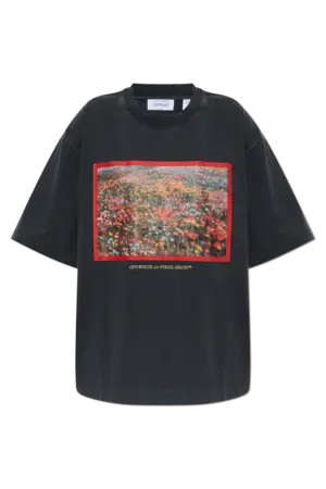Off-White Loose-fit T-shirt - Grey