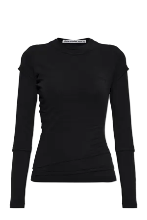 Alexander Wang Long Sleeve T-shirt - Black
