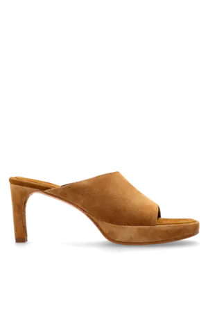 Balenciaga Fargo Mule M80’ Heeled Mules - Brown