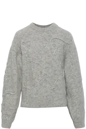ROTATE BY BIRGER CHRISTENSEN Wool Sweater - Grey