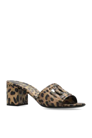 Dolce & Gabbana Heeled Mules ‘dg Cut Out