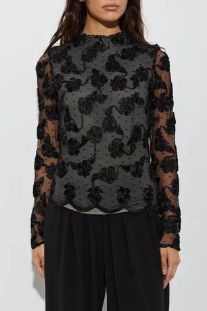 ROTATE BY BIRGER CHRISTENSEN Floral Motif Top