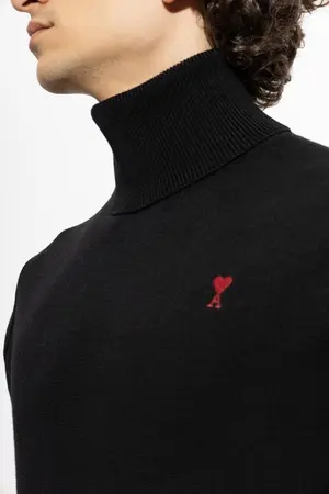AMI Paris Wool Turtleneck Sweater