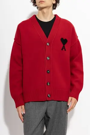 AMI Paris Wool Cardigan