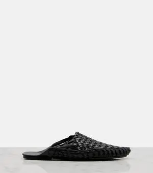 THE ROW Woven Leather Mules