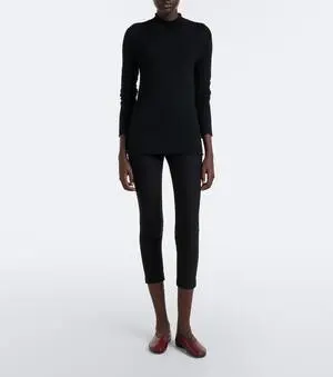 THE ROW Stella Leather Slip-on Shoes
