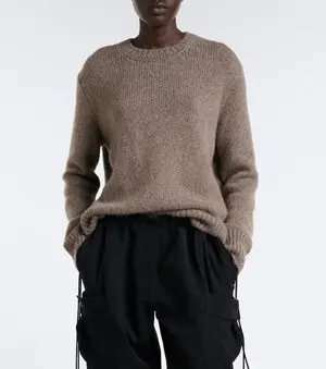 THE ROW Pato Cashmere Crewneck Sweater - Grey