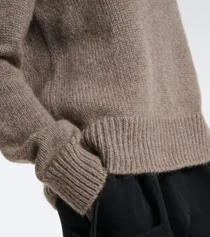 THE ROW Pato Cashmere Crewneck Sweater - Grey