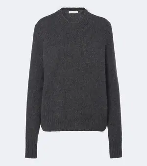 THE ROW Pato Cashmere Crewneck Sweater - Grey