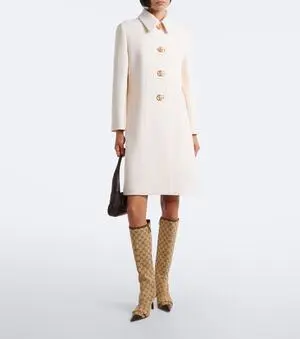 Gucci Gg Marmont Wool Coat