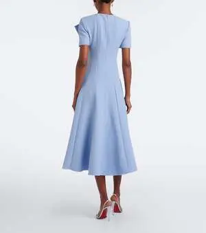 Roland Mouret Bow-detail Crêpe Cocktail Dress