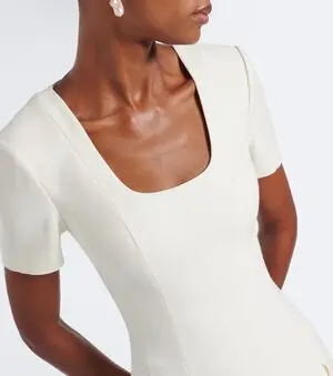 Roland Mouret Wool And Silk Cocktail Dress