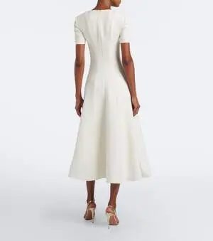 Roland Mouret Wool And Silk Cocktail Dress
