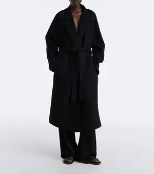 THE ROW Ciara Wool And Cashmere-blend Wrap Coat