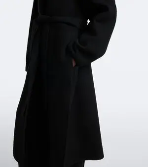 THE ROW Ciara Wool And Cashmere-blend Wrap Coat