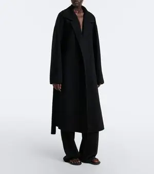 THE ROW Ciara Wool And Cashmere-blend Wrap Coat