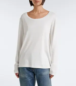 THE ROW Kalto Cotton Jersey Top