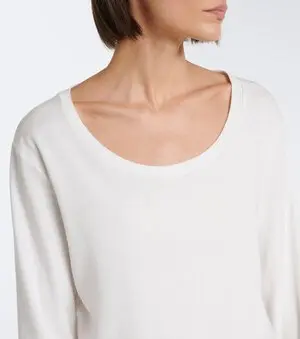 THE ROW Kalto Cotton Jersey Top