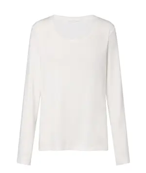 THE ROW The Row Kalto Cotton Jersey Top White