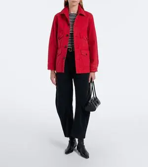 NILI LOTAN Shon" Cotton-blend Corduroy Barrel-leg Pants - Black