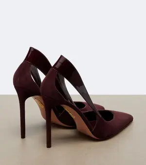 AQUAZZURA Dangerous Liaisons Suede Pumps