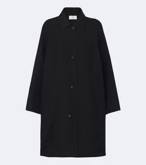 THE ROW Ina Wool-blend Coat - Black