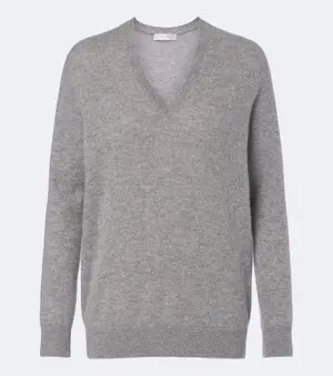 THE ROW Phora Cashmere Sweater - Grey