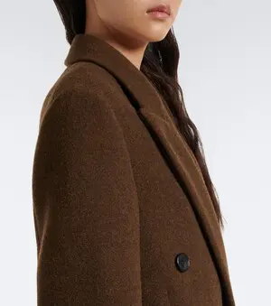 THE ROW Bamira Double-breasted Virgin Wool Coat