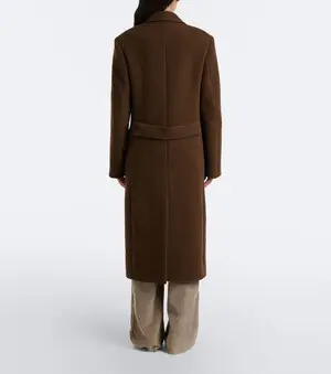 THE ROW Bamira Double-breasted Virgin Wool Coat