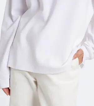 THE ROW Kelta Cotton Turtleneck Sweater - White