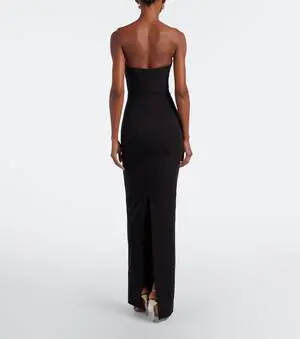 Roland Mouret Draped Bustier Gown