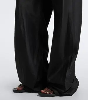 THE ROW Gala Silk Wide-leg Pants