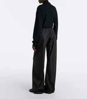THE ROW Gala Silk Wide-leg Pants