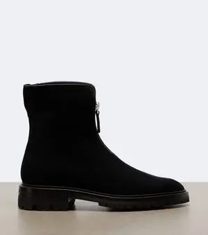 THE ROW Hike Suede Ankle Boots