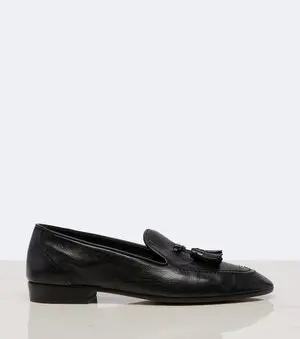 THE ROW Caden Leather Loafers