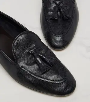 THE ROW Caden Leather Loafers