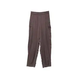 Andamane Track Pants With Buttoned Cuffs - Brown