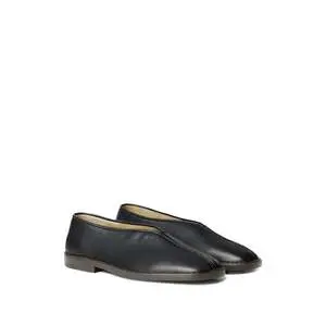 LEMAIRE Slip-on Loafers In Shiny Nappa Lamb Leather - Black