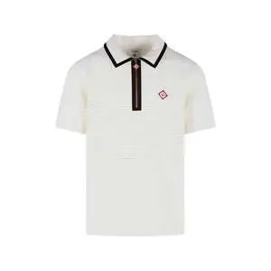 Casablanca Neutrals Polo Shirts - Cream