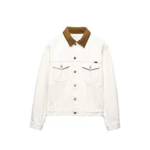Prada Neutrals Jackets Denim Jackets - Cream