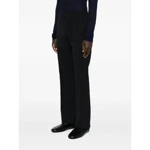 Prada Tailored Virgin Wool Trousers - Blue