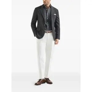 Brunello Cucinelli Grey Shirts - Gray