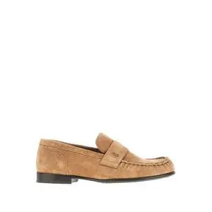 JIMMY CHOO Ellis' Suede Leather Loafers - Brown