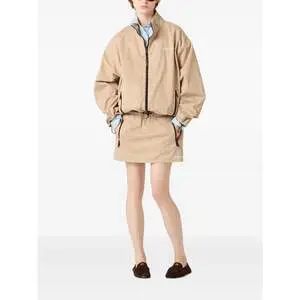 Miu Miu Neutrals Jackets Bomber Jackets