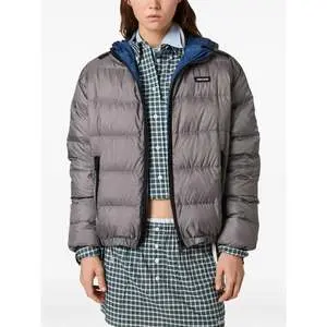 Miu Miu Grey Jackets Puffer Jackets